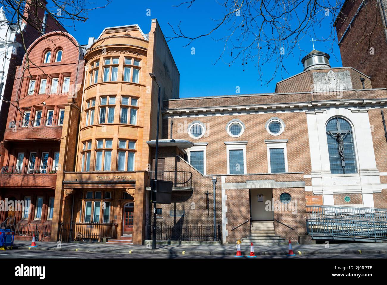 Tyburn Convent, Hyde Park Place, Tyburnia, London, home to the Adorers ...