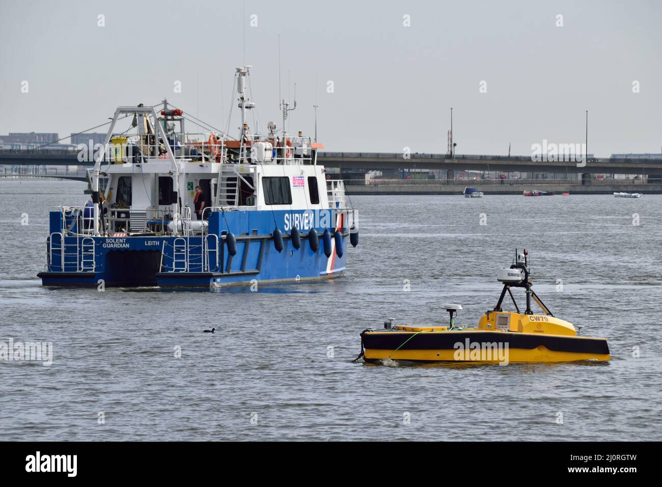L3Harris CW79 Uncrewed Surface Vessel (USV) operating in the Royal ...