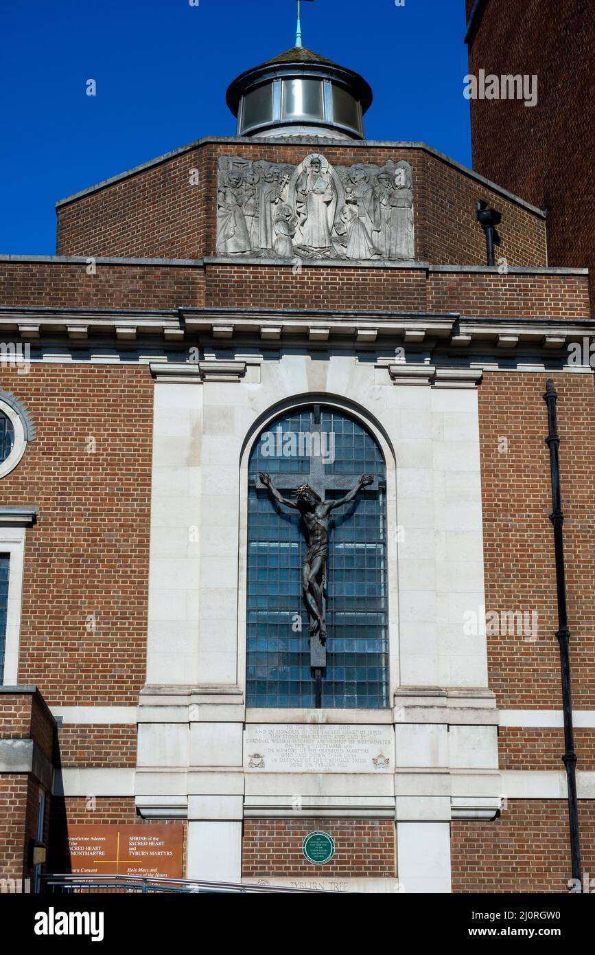 Tyburn Convent, Hyde Park Place, Tyburnia, London, home to the Adorers ...