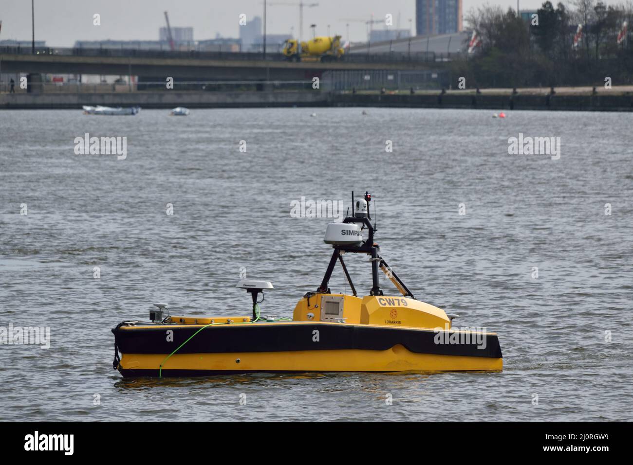 L3Harris CW79 Uncrewed Surface Vessel (USV) operating in the Royal ...