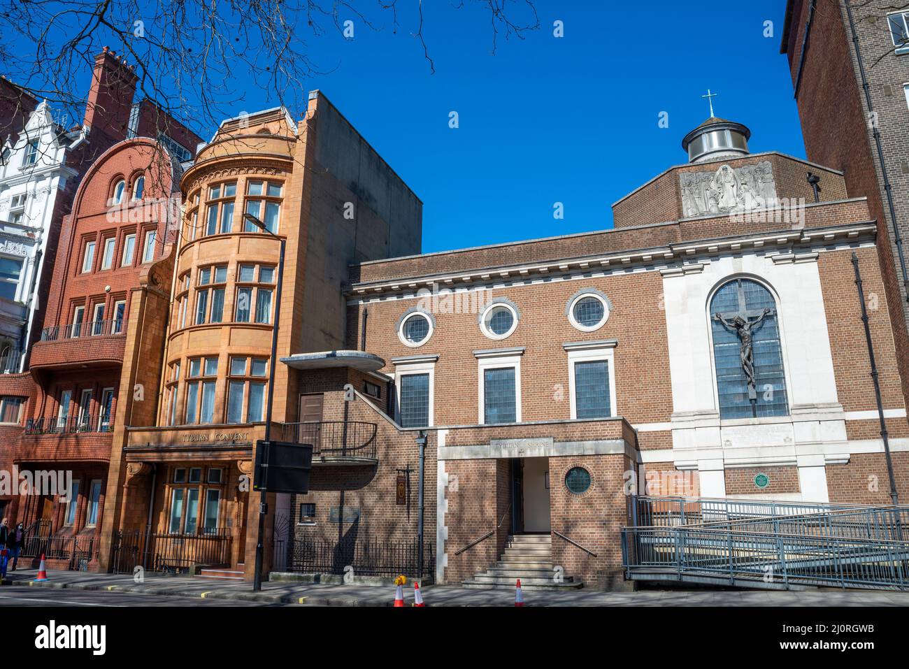 Tyburn Convent, Hyde Park Place, Tyburnia, London, home to the Adorers ...