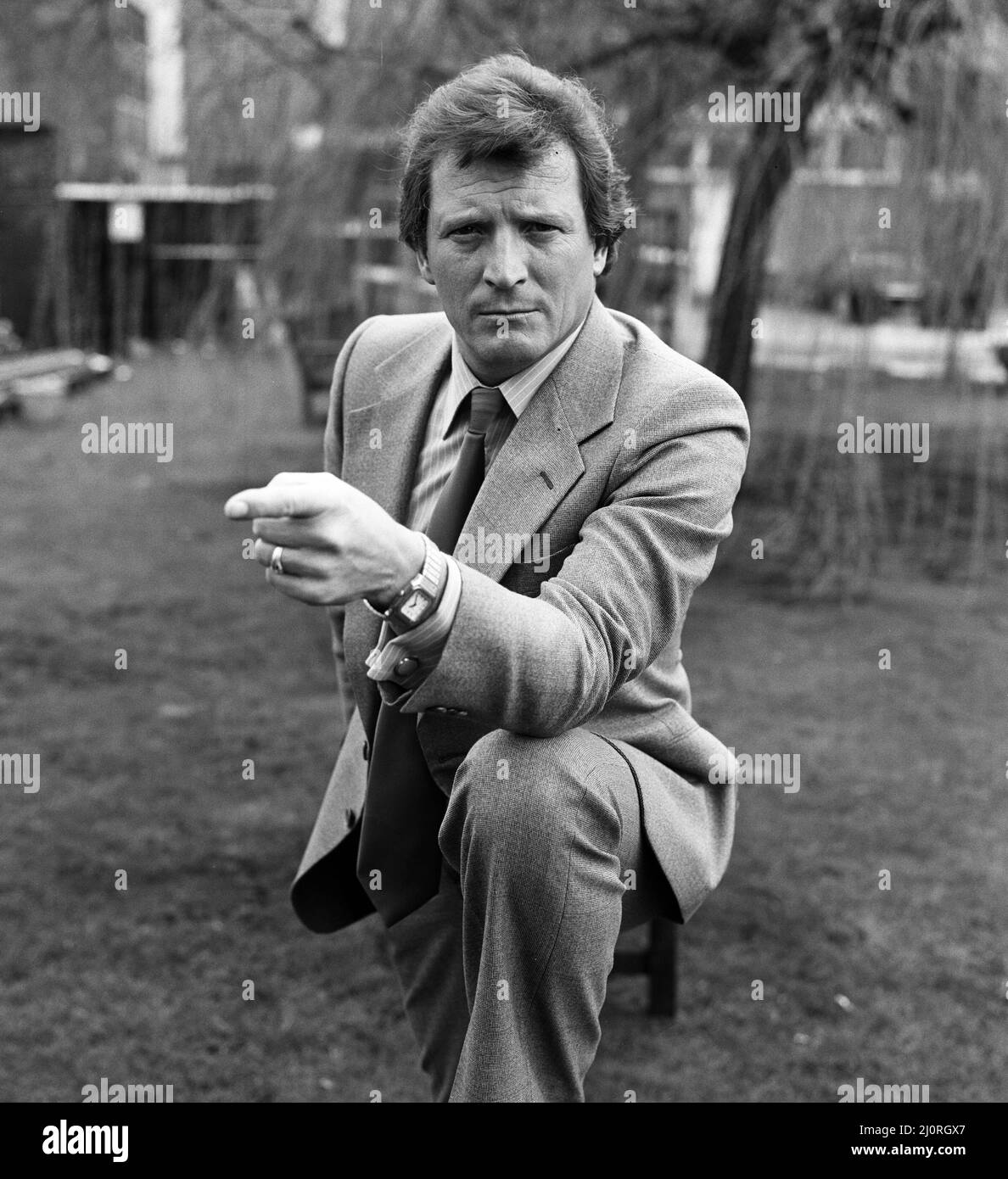'Coronation Street' actor Johnny Briggs. 7th December 1983 Stock Photo ...
