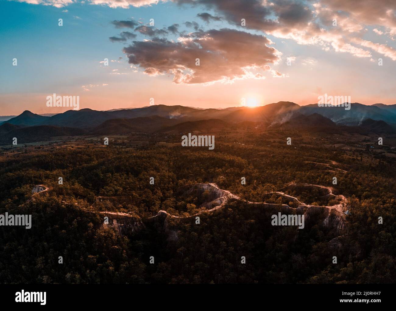 Aerial view pai canyon hi-res stock photography and images - Alamy