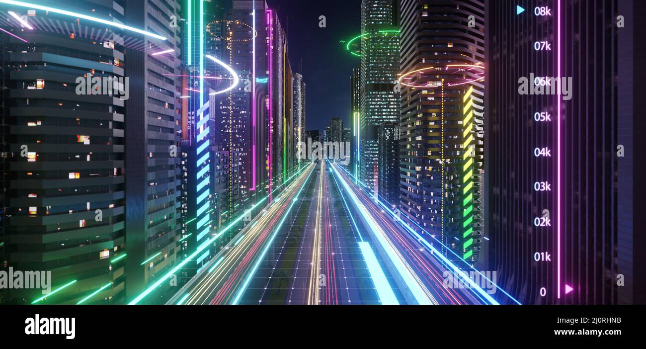 3d skyscraper building smart hi-res stock photography and images - Alamy