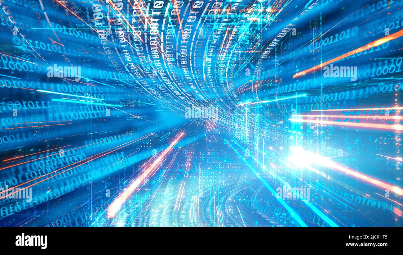 Digital flowing concept, data transformation, cyber chain, big data ... Digital flowing concept, data transformation, cyber chain, big data ...