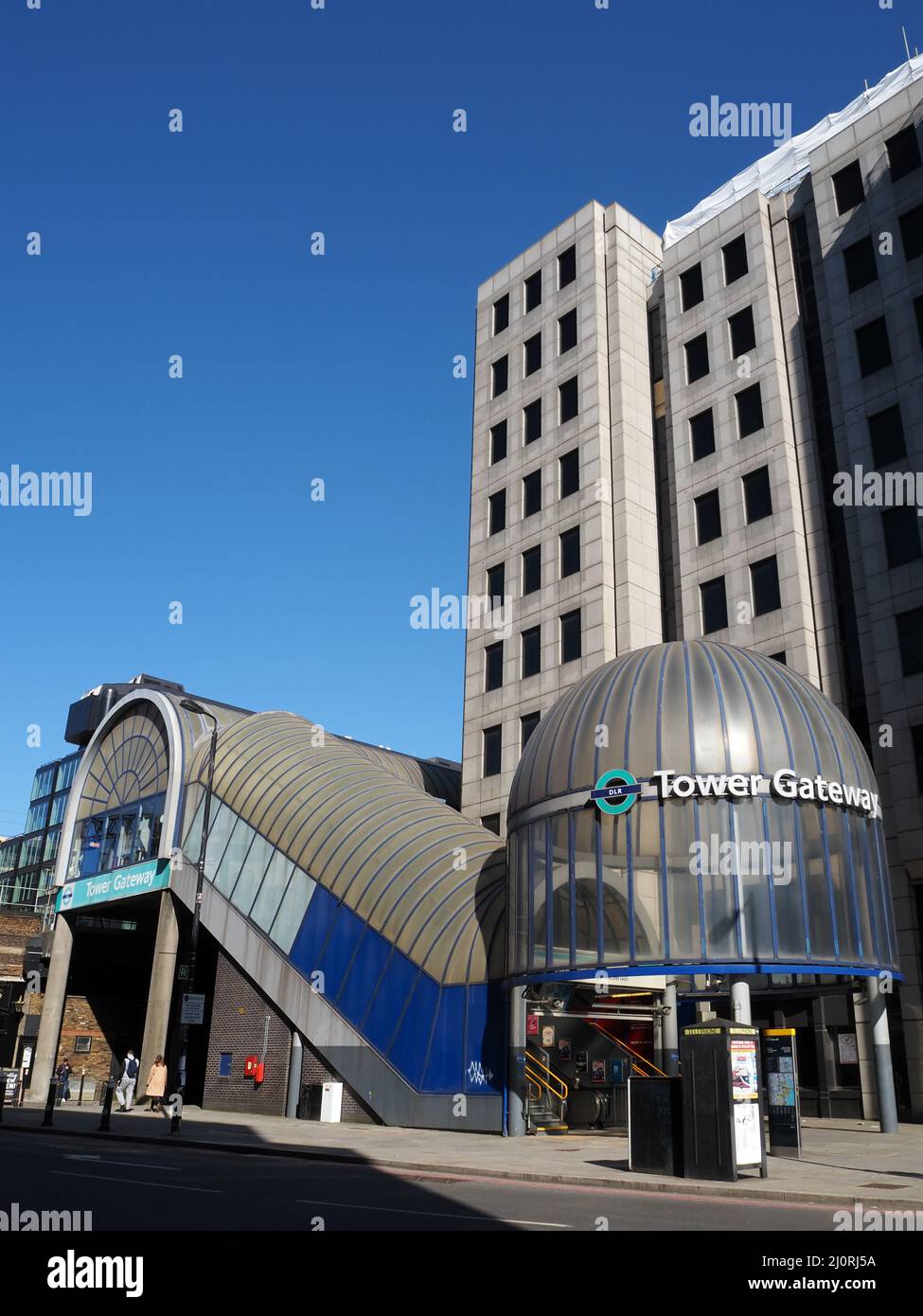 Tower Gateway DLR Docklands Light Railway Station Stock Photo - Alamy