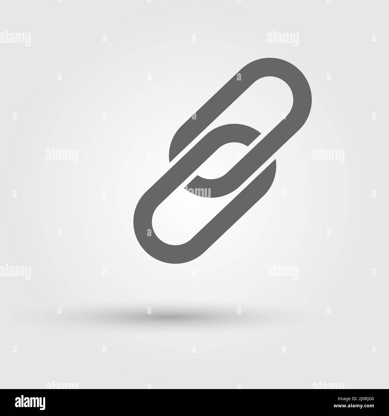 Link. A vector icon or pictogram of a chain or link for graphic design ...