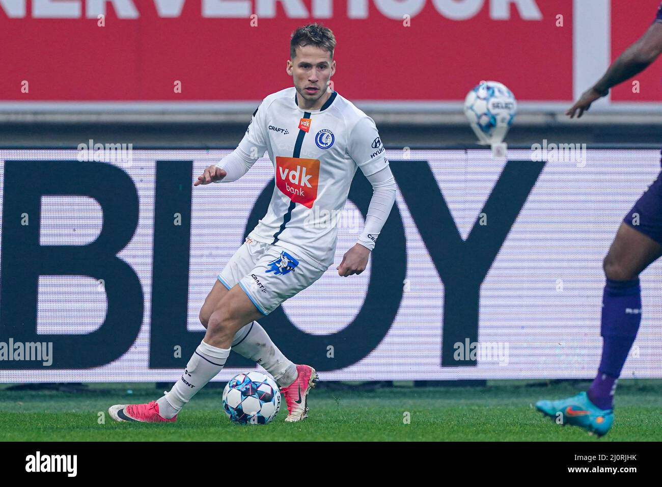 GENT, BELGIUM - MARCH 20: Matisse Samoise of KAA Gent during the ...