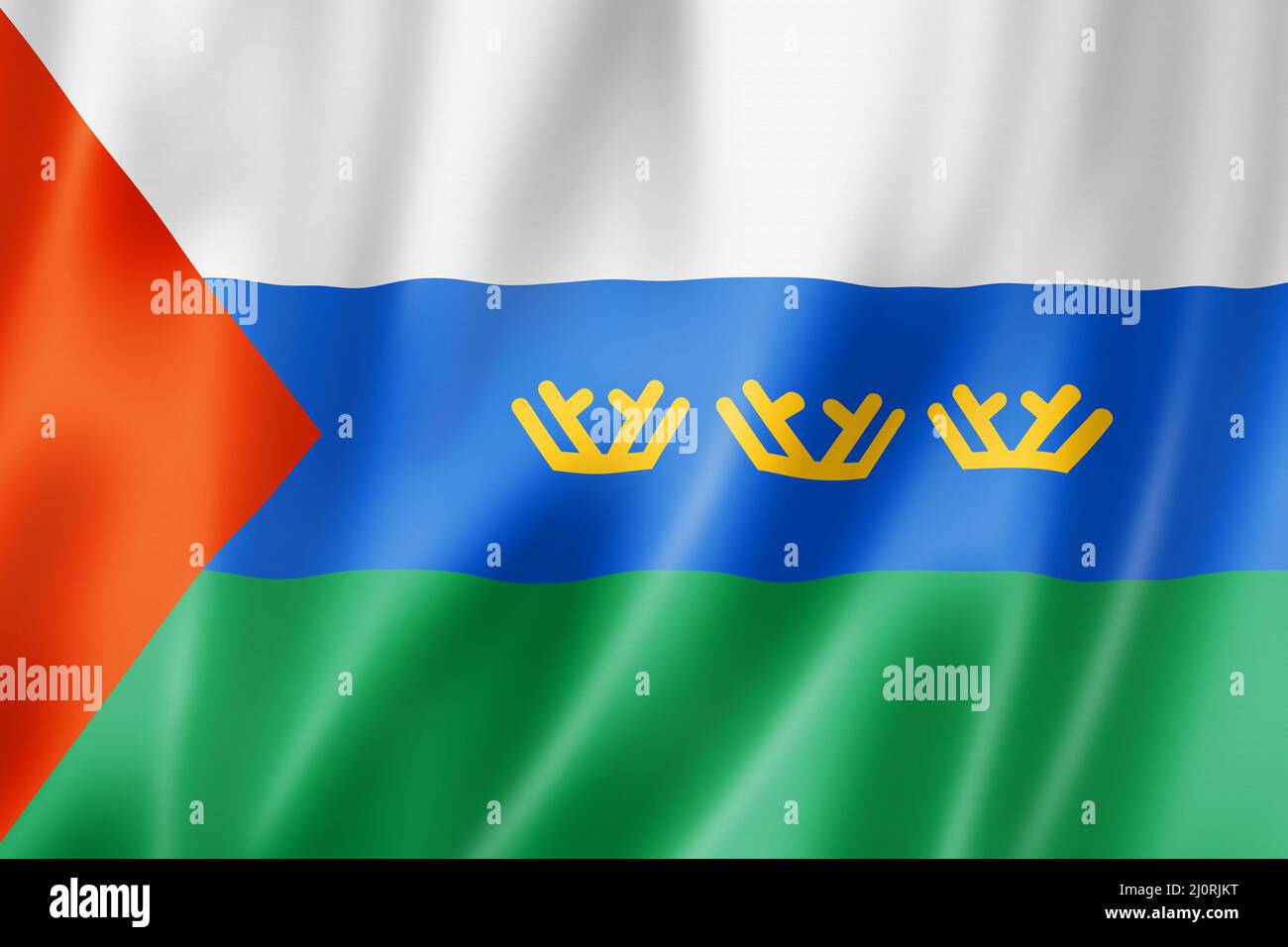 Flag of tyumen oblast hi-res stock photography and images - Alamy