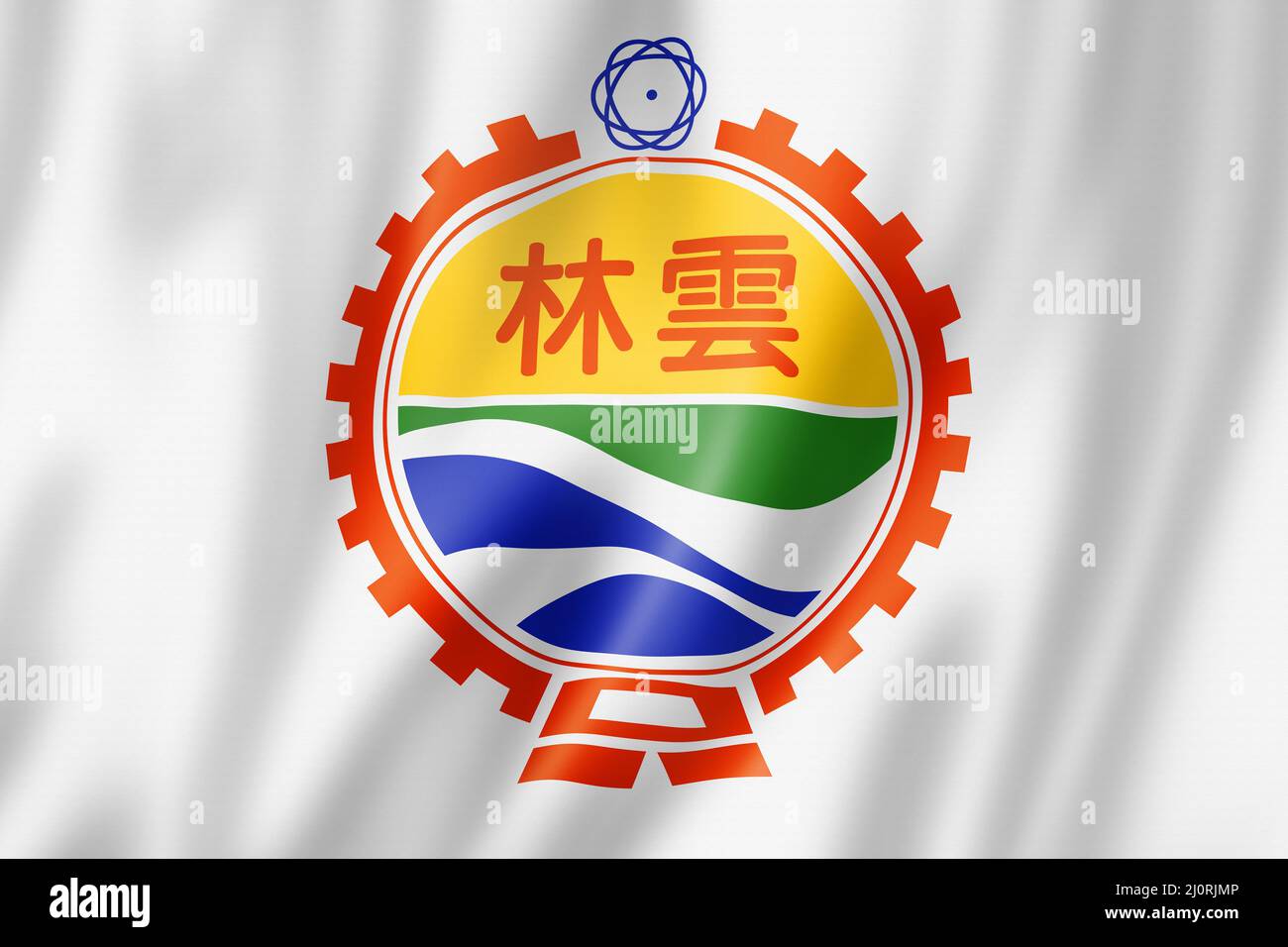 Yunlin county flag, China Stock Photo - Alamy