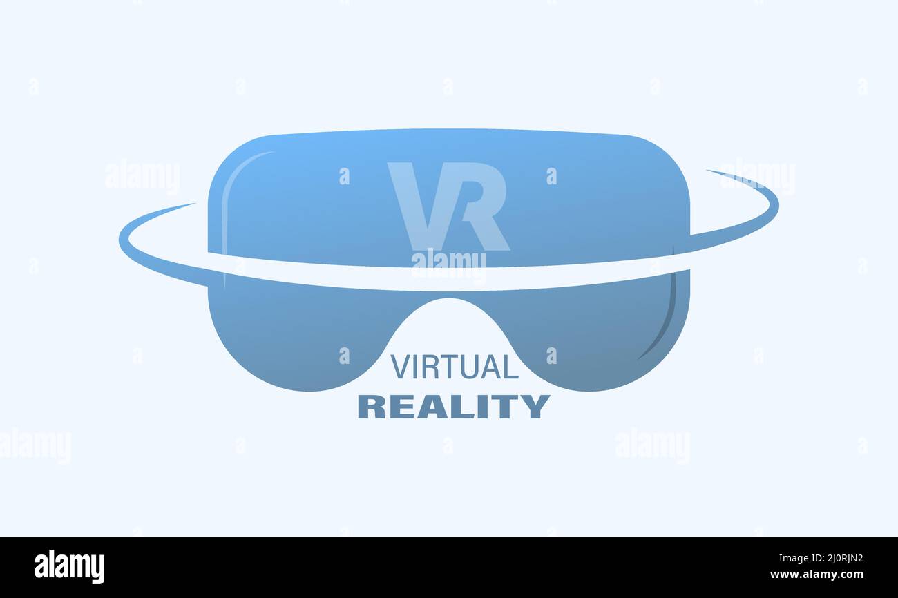 VR. The icon of the virtual reality logo. Vector illustration Stock ...