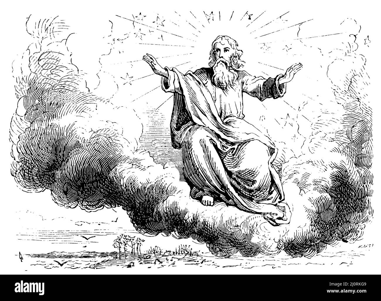 Hand of god cloud hi-res stock photography and images - Alamy
