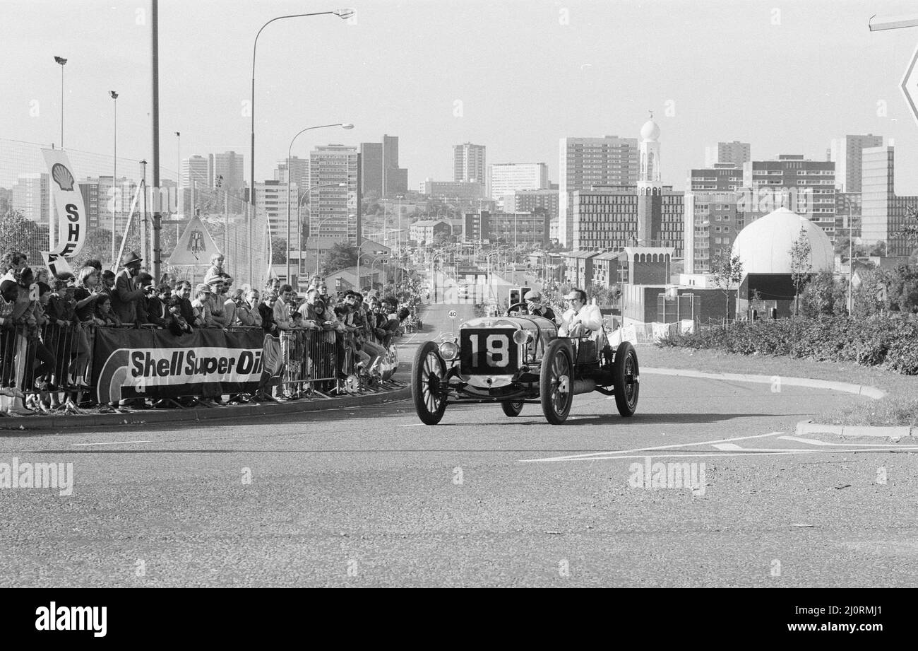 Motor racing event held in central Birmingham. 14th October 1984 Stock ...