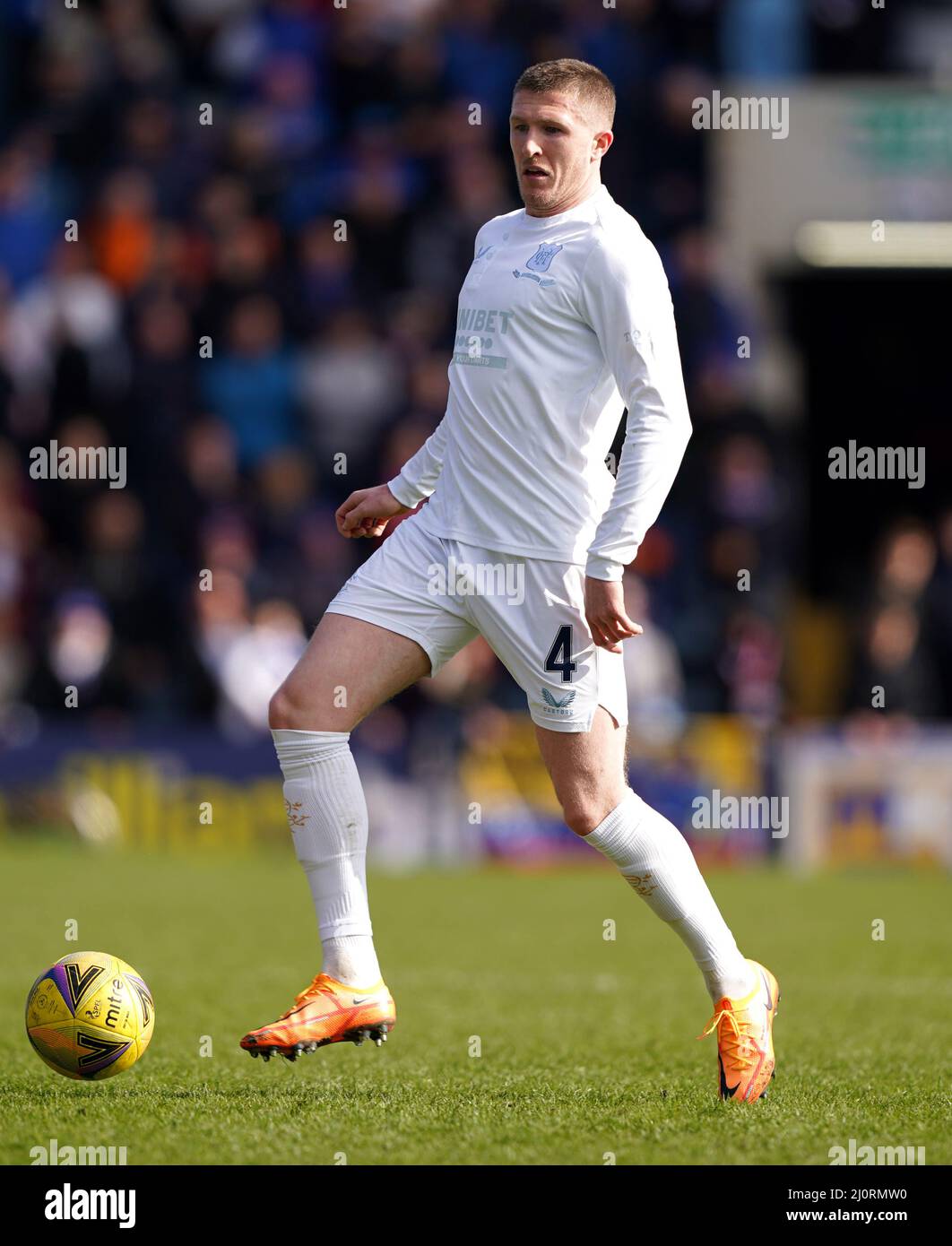 Rangers' John Lundstram during the cinch Premiership match at the ...