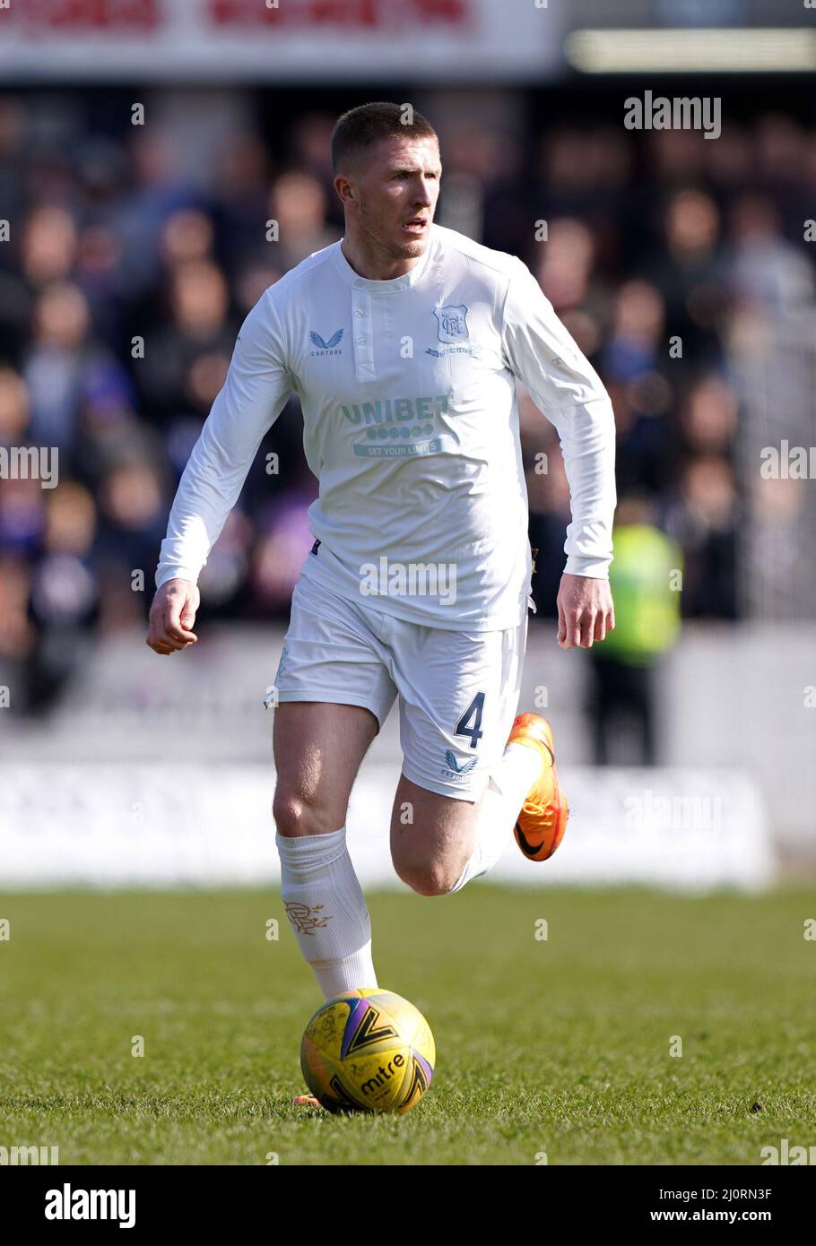 Rangers' John Lundstram during the cinch Premiership match at the ...