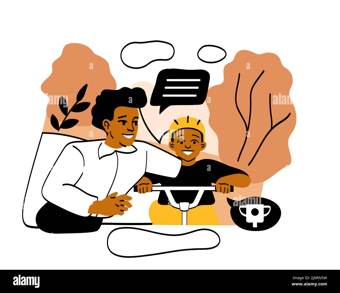Happy family with child abstract concept Stock Vector Image & Art - Alamy