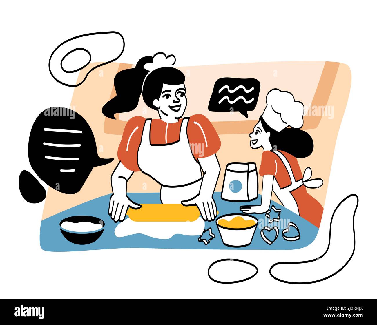 Happy family with child abstract concept Stock Vector Image & Art - Alamy