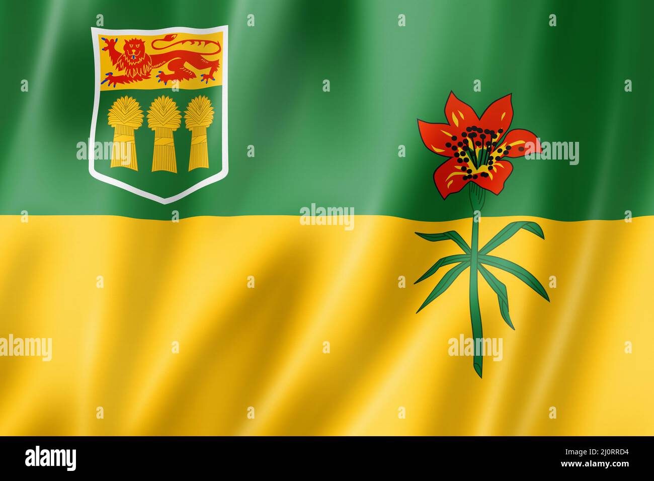 Saskatchewan flag hi-res stock photography and images - Alamy