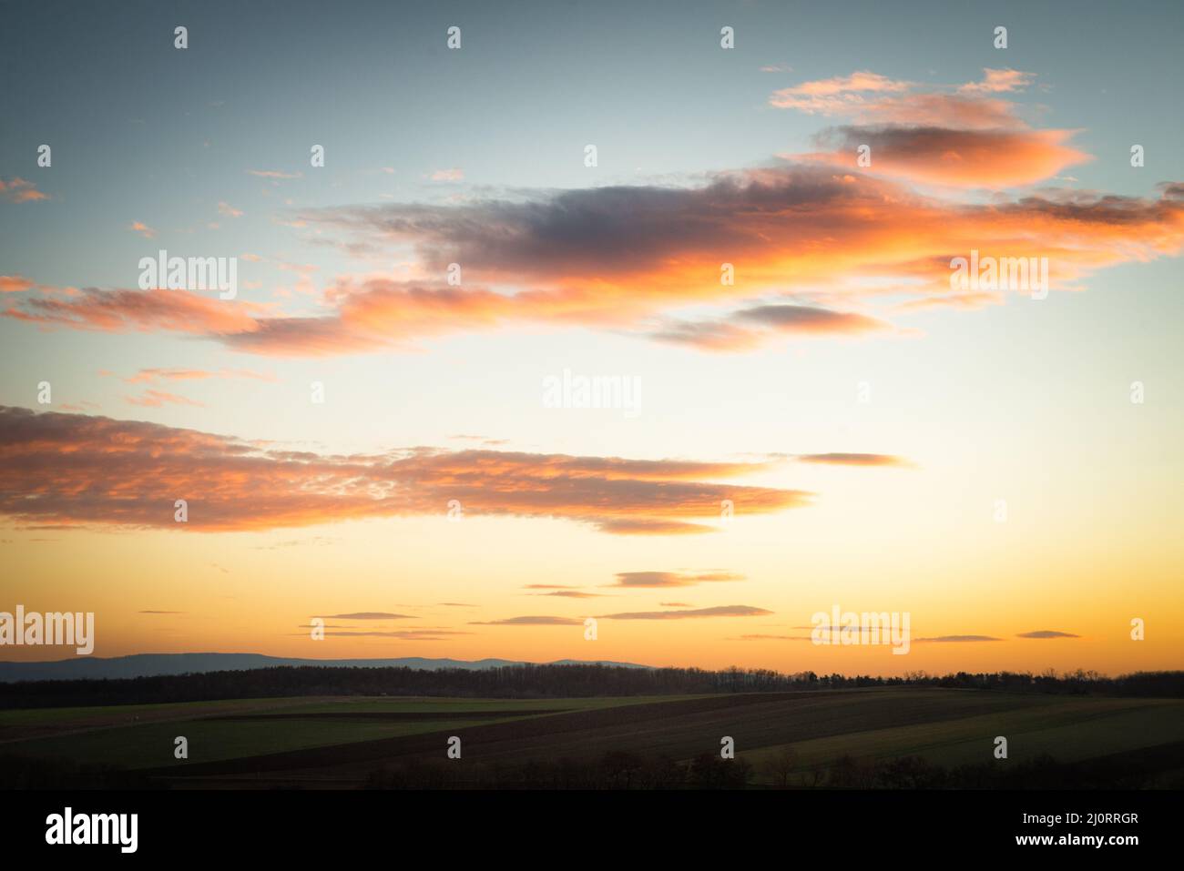 Rain clouds evening hi-res stock photography and images - Alamy