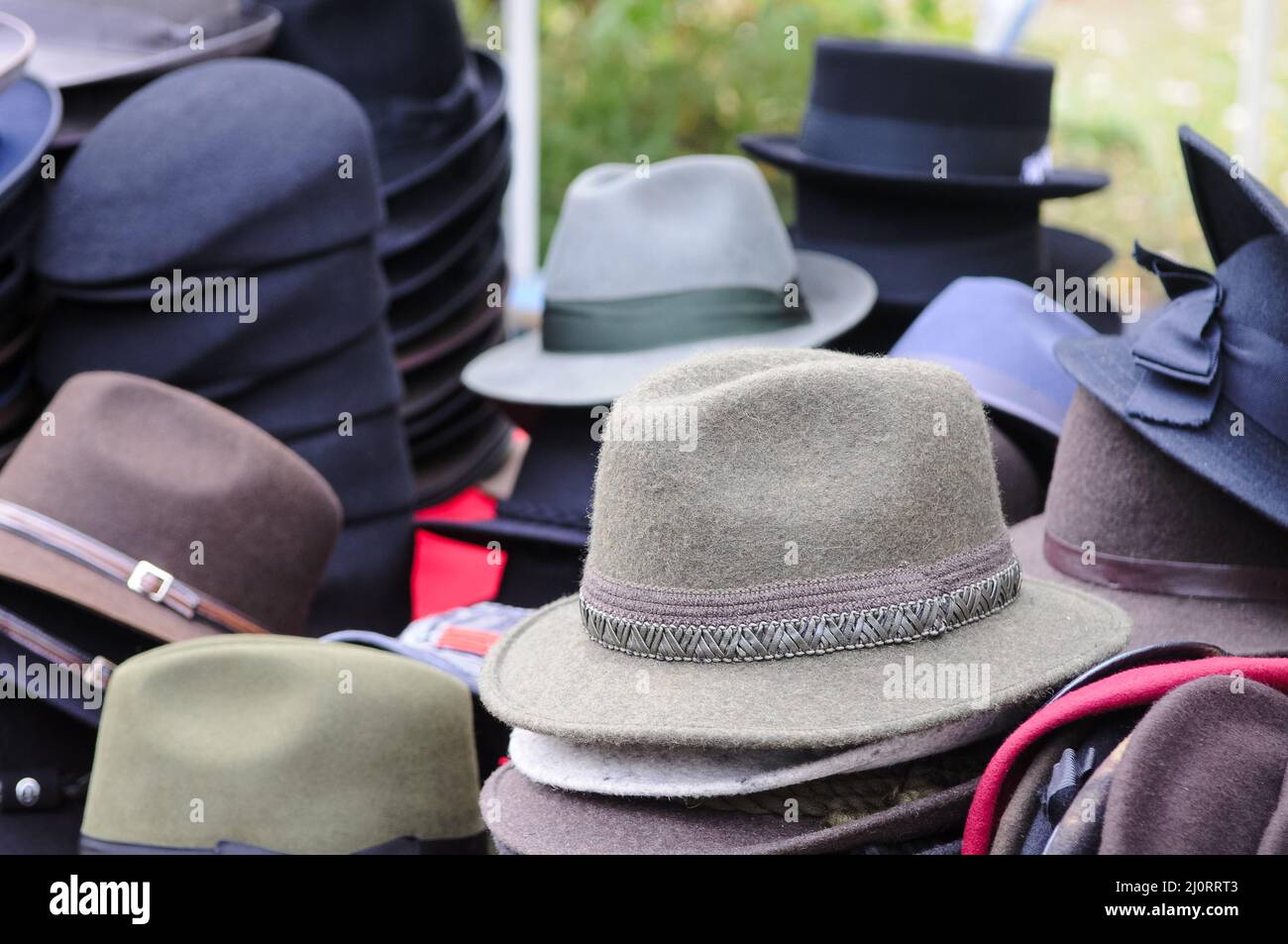 Closeup photo of hats Stock Photo - Alamy