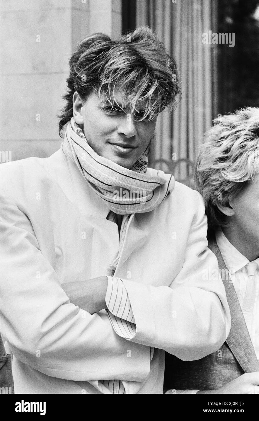 Band members of Duran Duran, Music Group.20th July 1983 Stock Photo - Alamy