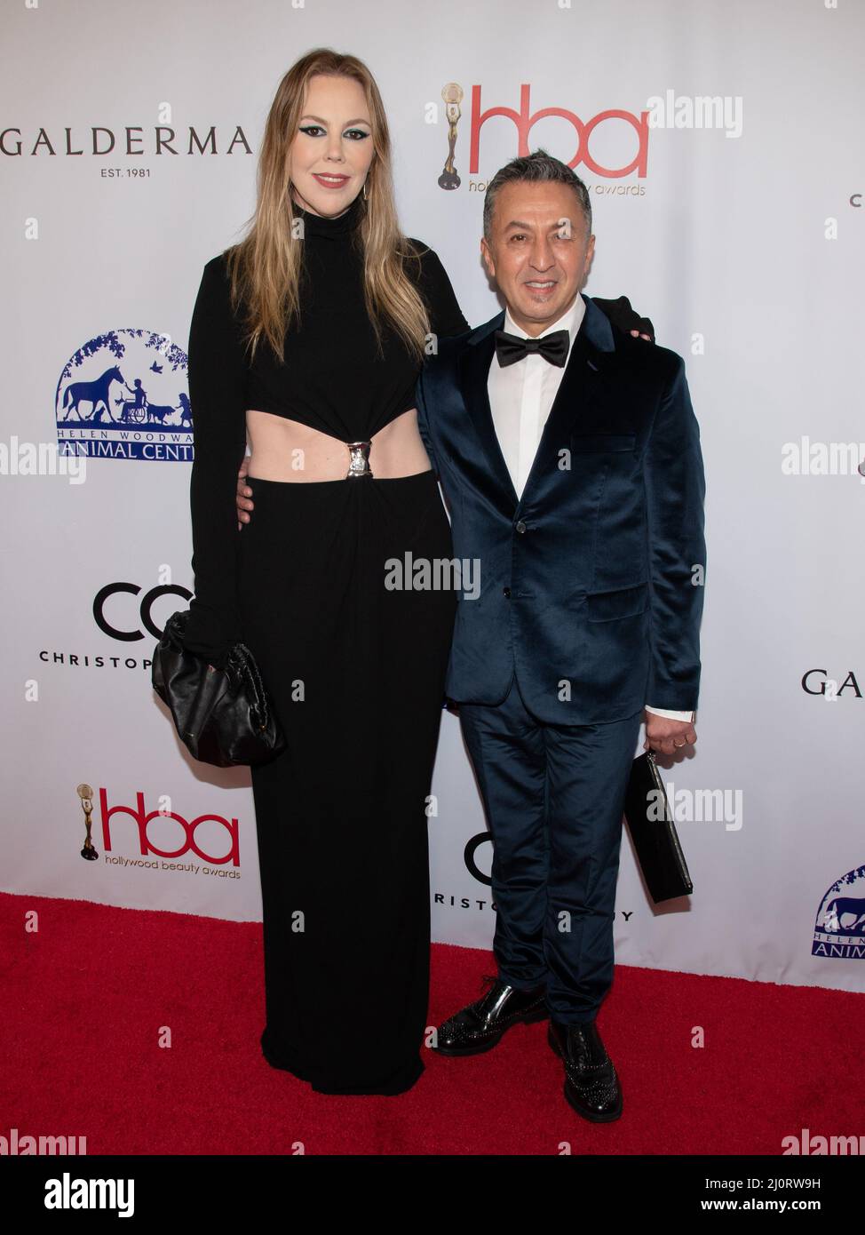March 19, 2022, Hollywood, California, USA: Candice Lambert and Robert ...