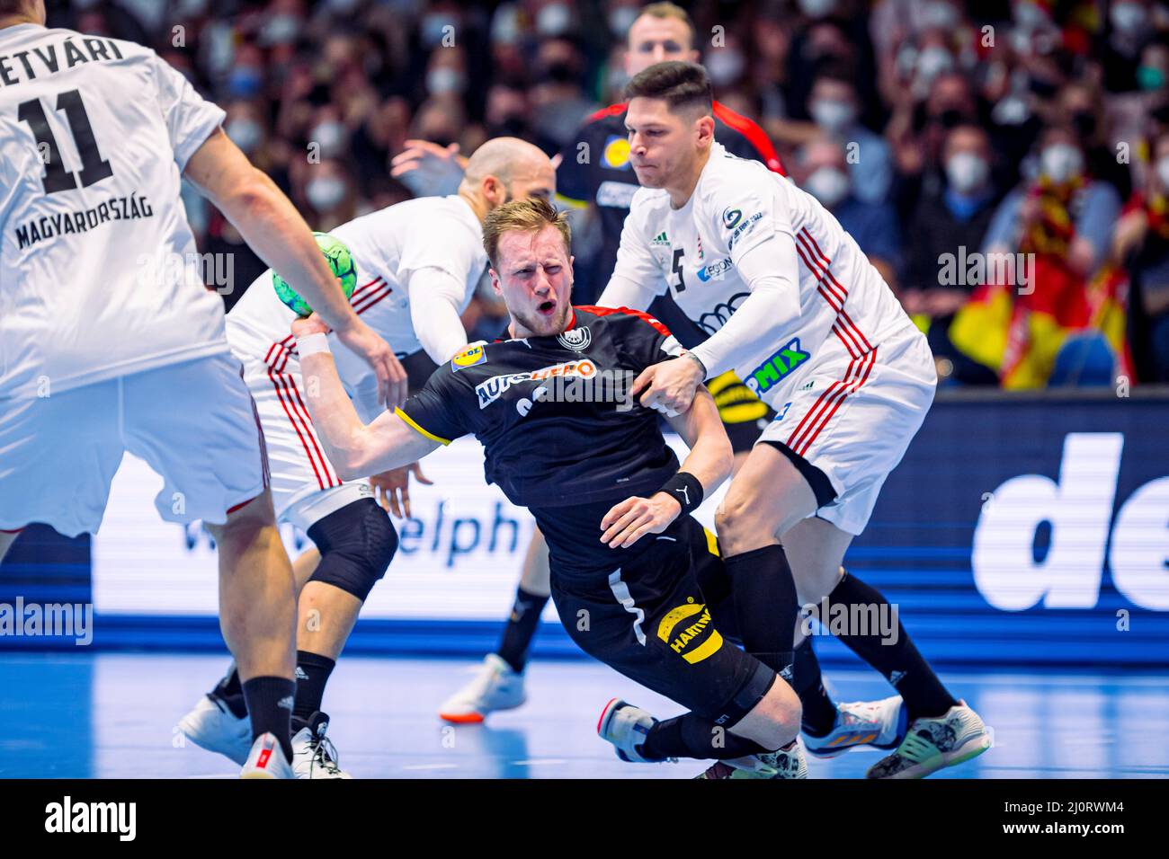 Kassel, Germany. 20th Mar, 2022. Handball: International match, Germany ...