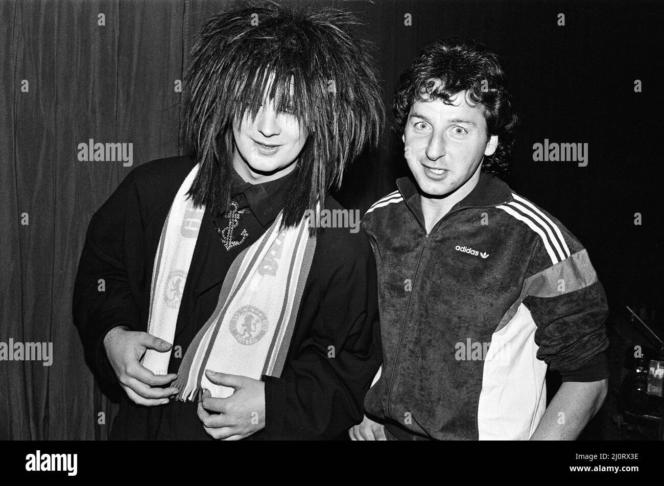 Boy George at Chelsea FC's ground to film a video for Culture Club's ...