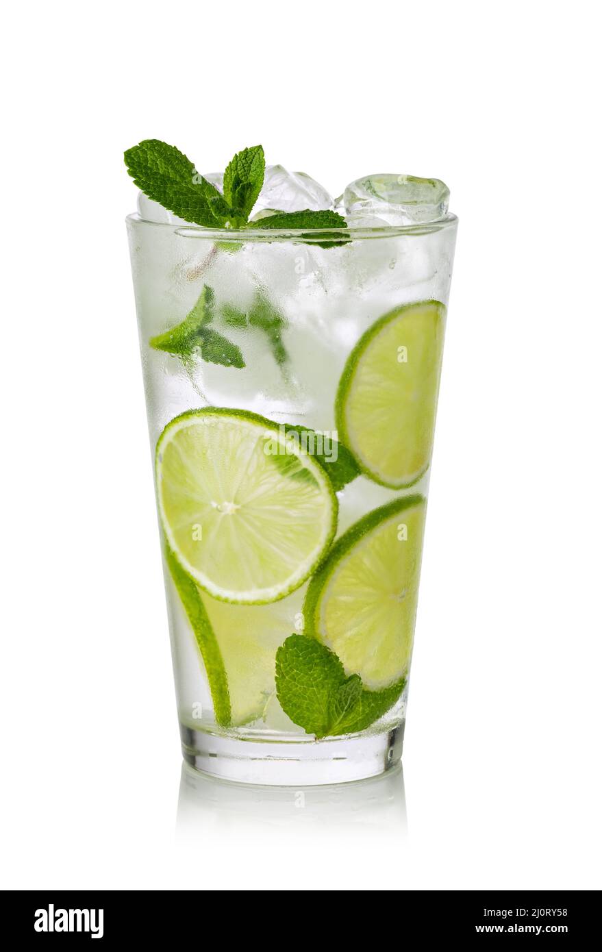 Cold green cocktail ice Cut Out Stock Images & Pictures - Alamy