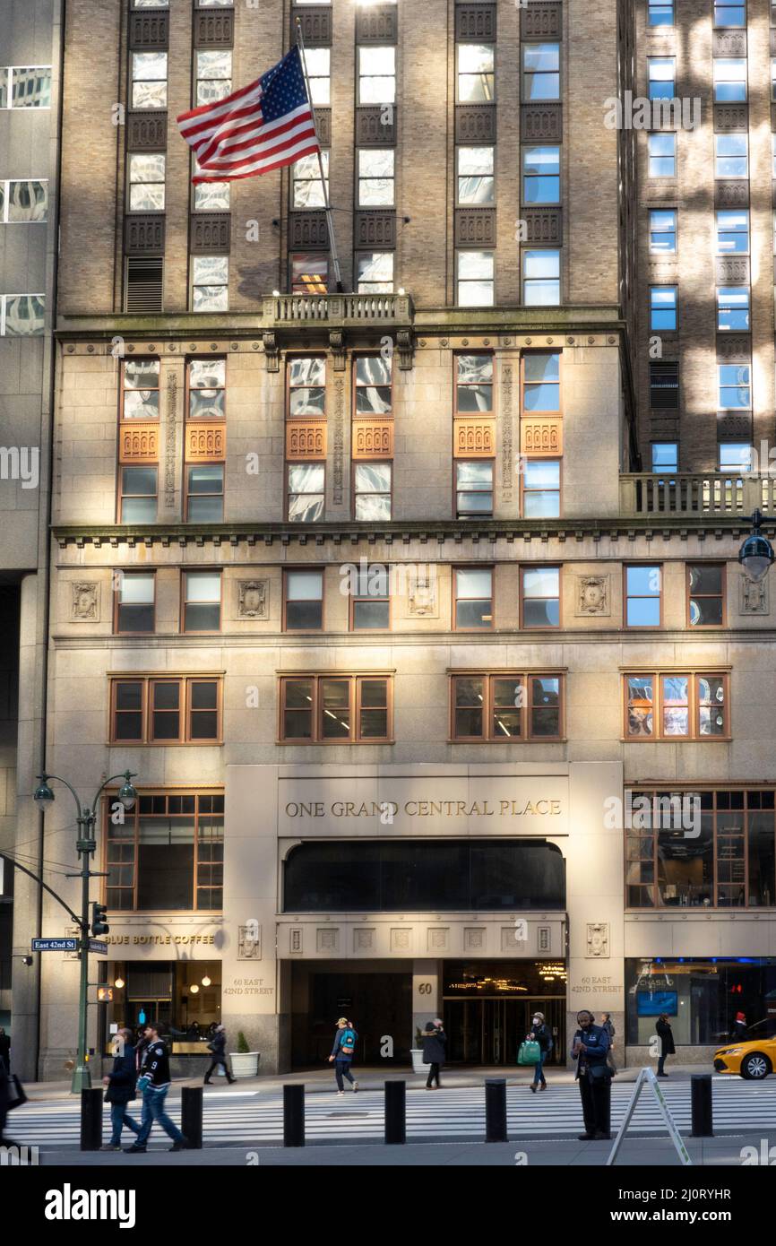 One Grand Central Place, East 42nd Street, New York City, USA 2022 ...