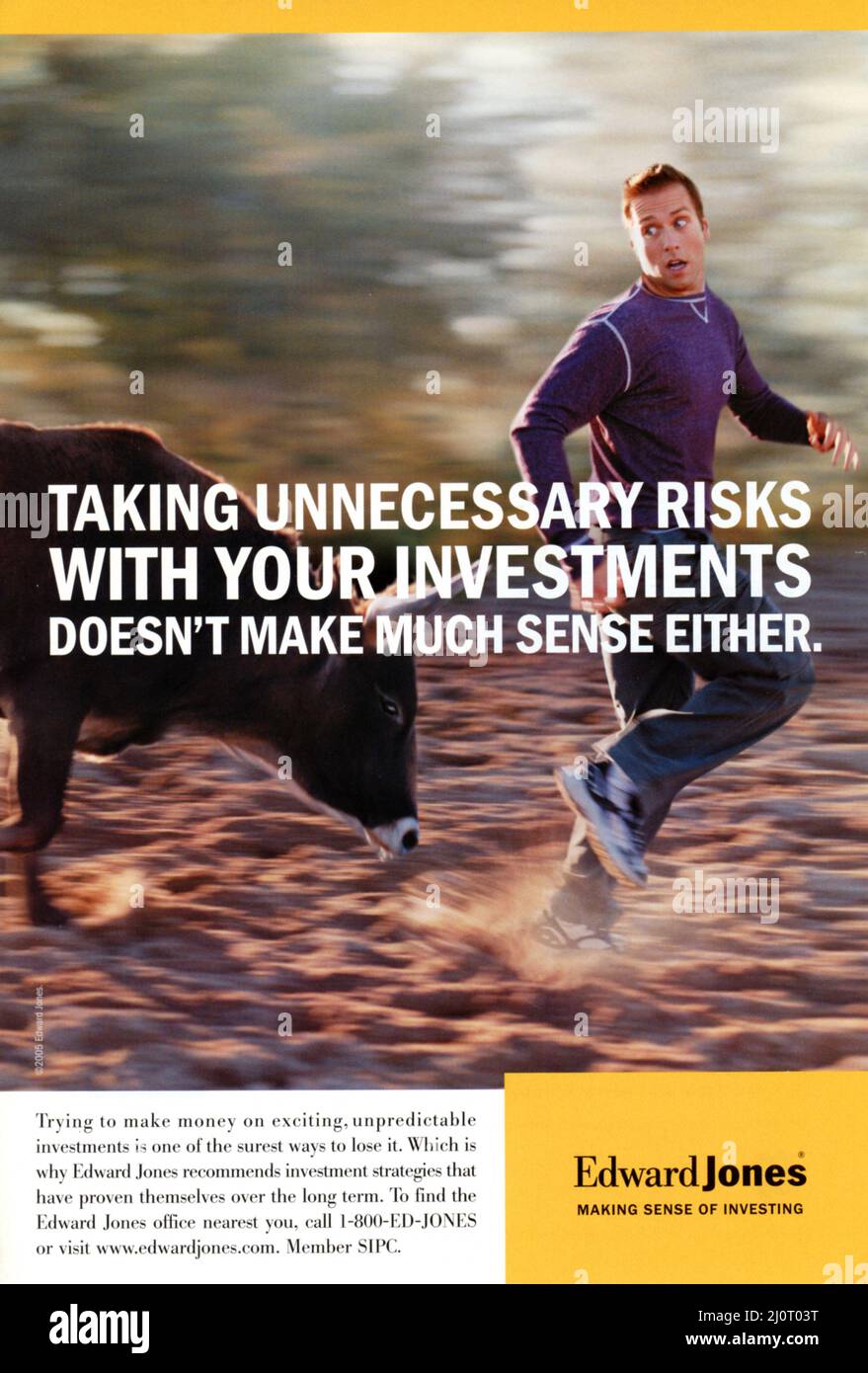 Vintage April 2006 "National Geographic" Magazine Advert, USA Stock ...