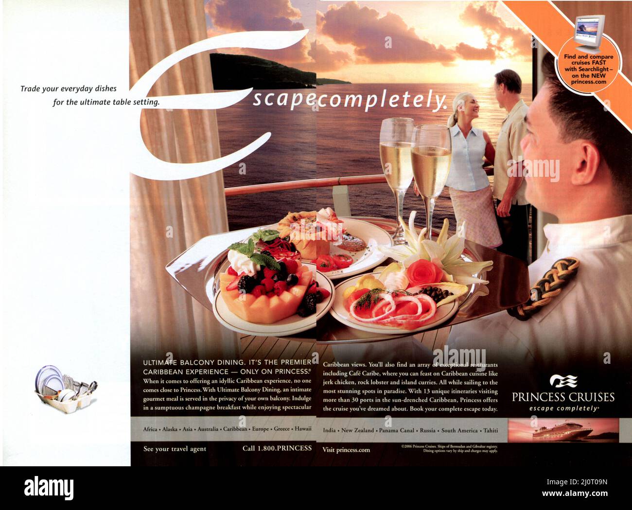 Vintage April 2006 "National Geographic" Magazine Advert, USA Stock ...