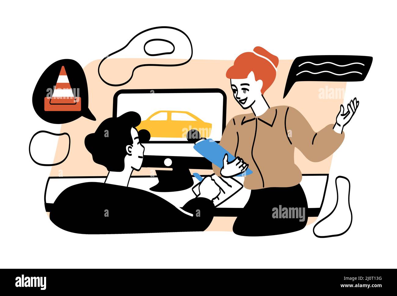 Class driver Cut Out Stock Images & Pictures - Alamy