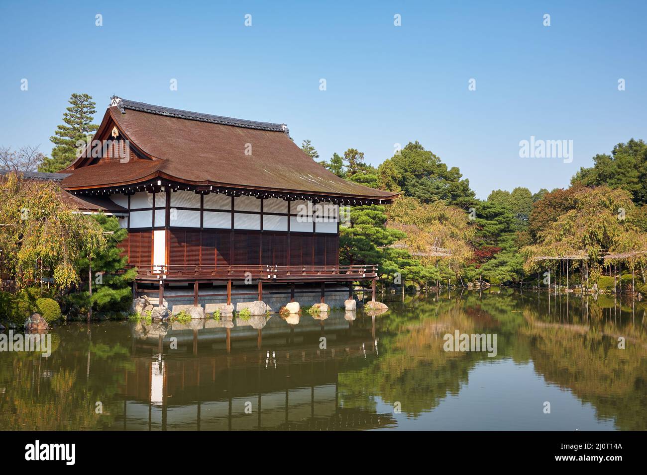 Shobikan (Guest House) of Heian-jingu Shrine. Kyoto. Japan Stock Photo ...