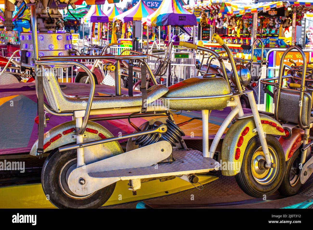 Theme Park Motorcycle Ride