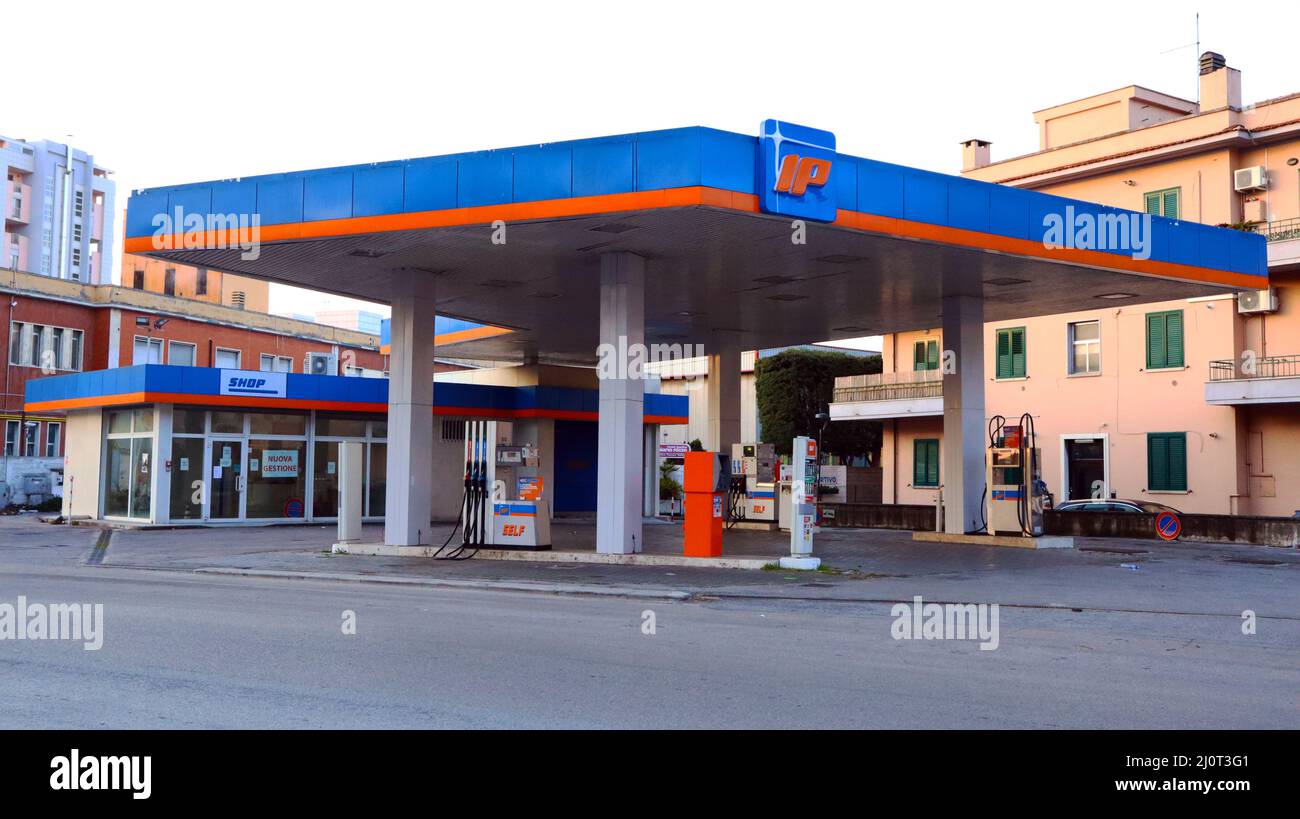 IP Gas Station. IP is an Italian brand of Gruppo Api Stock Photo - Alamy