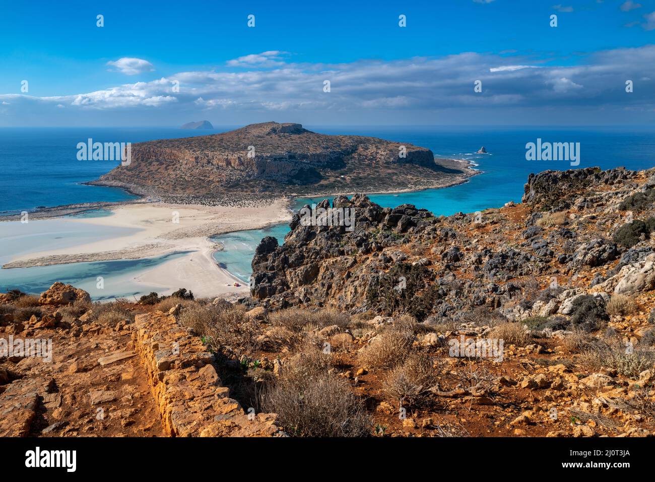 Balos beach, one of the most beautiful and unique beaches on Crete ...