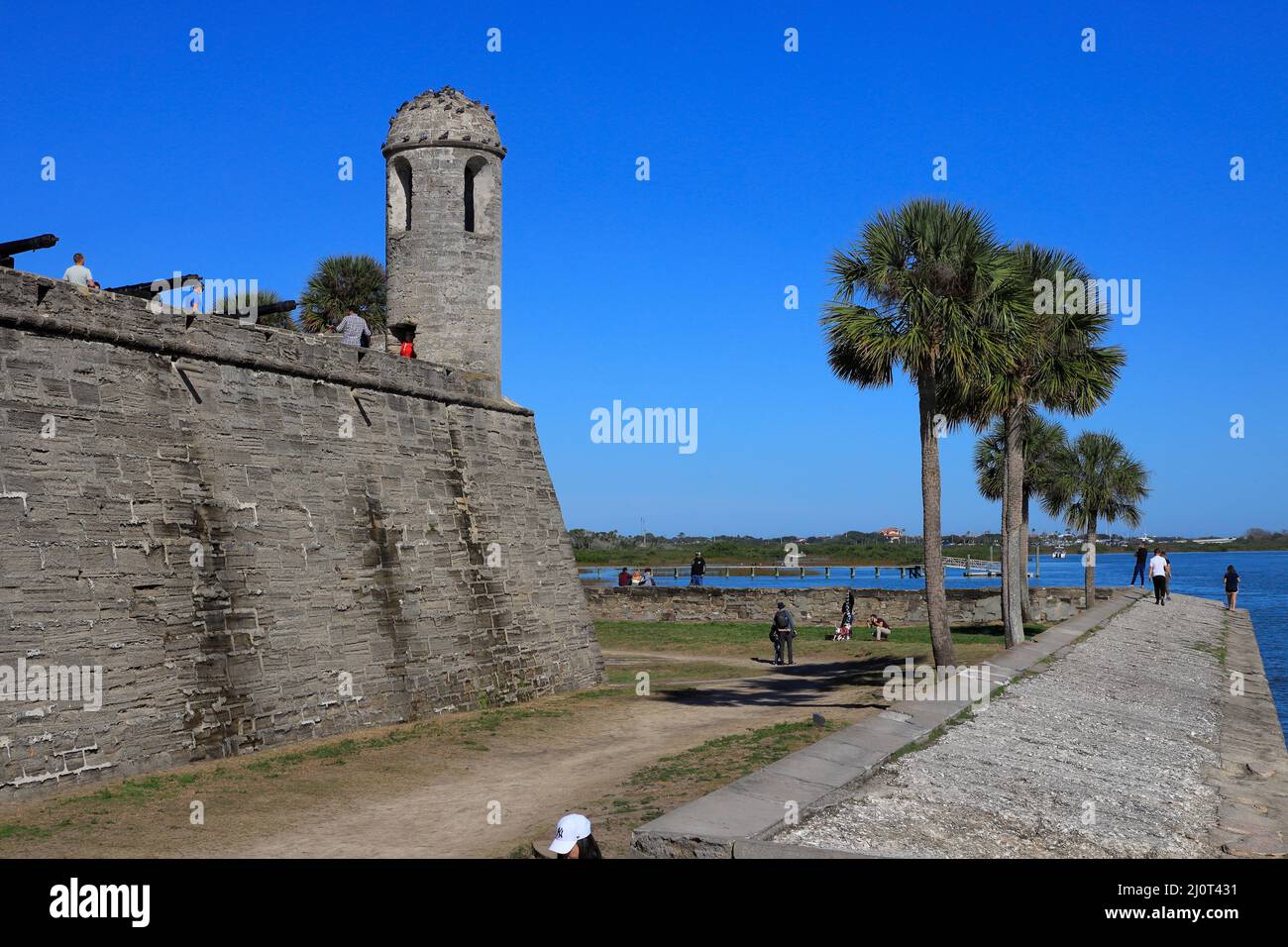 Castillo De San Marcos National Monument.St.Augustine.Florida.USA Stock ...
