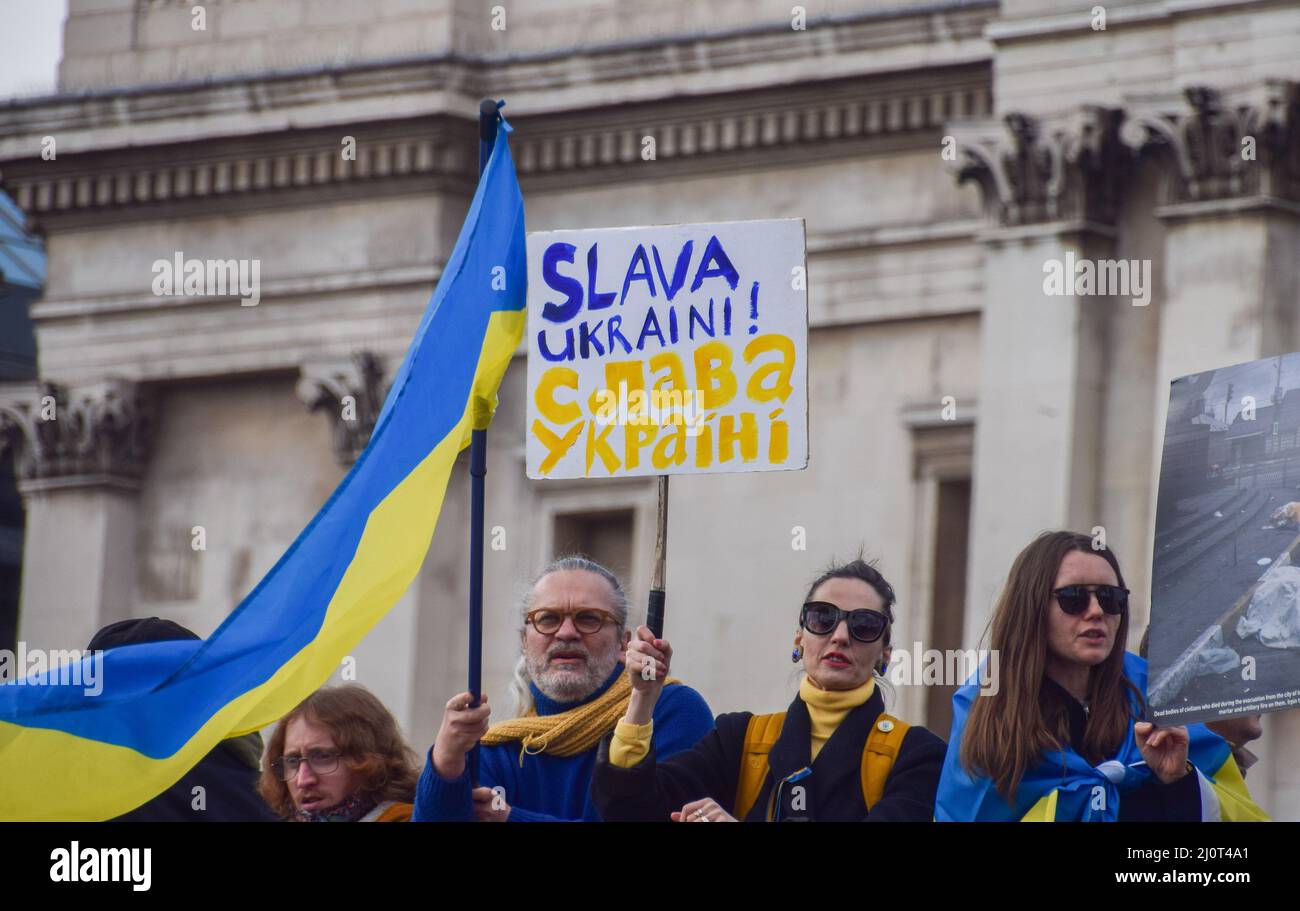 Slava ukraini flag hi-res stock photography and images - Alamy