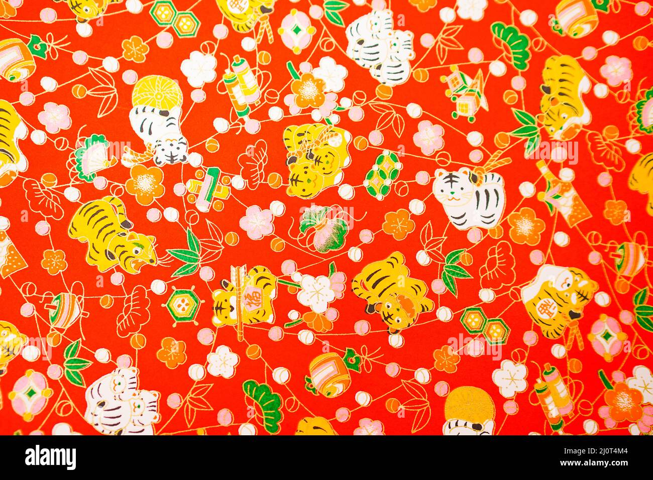 Picture pattern of the year (New Years card material Stock Photo - Alamy