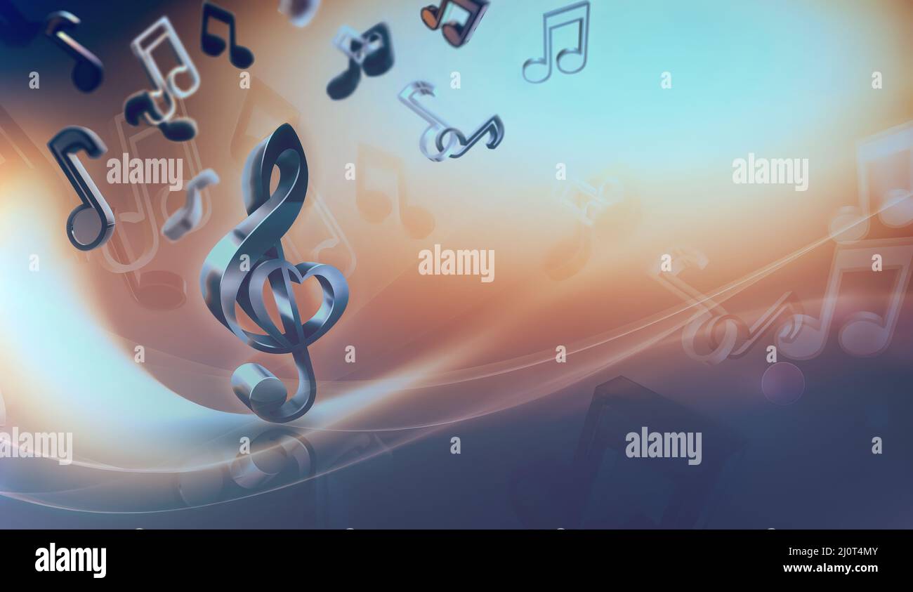 Abstract Music Background Stock Photo - Alamy