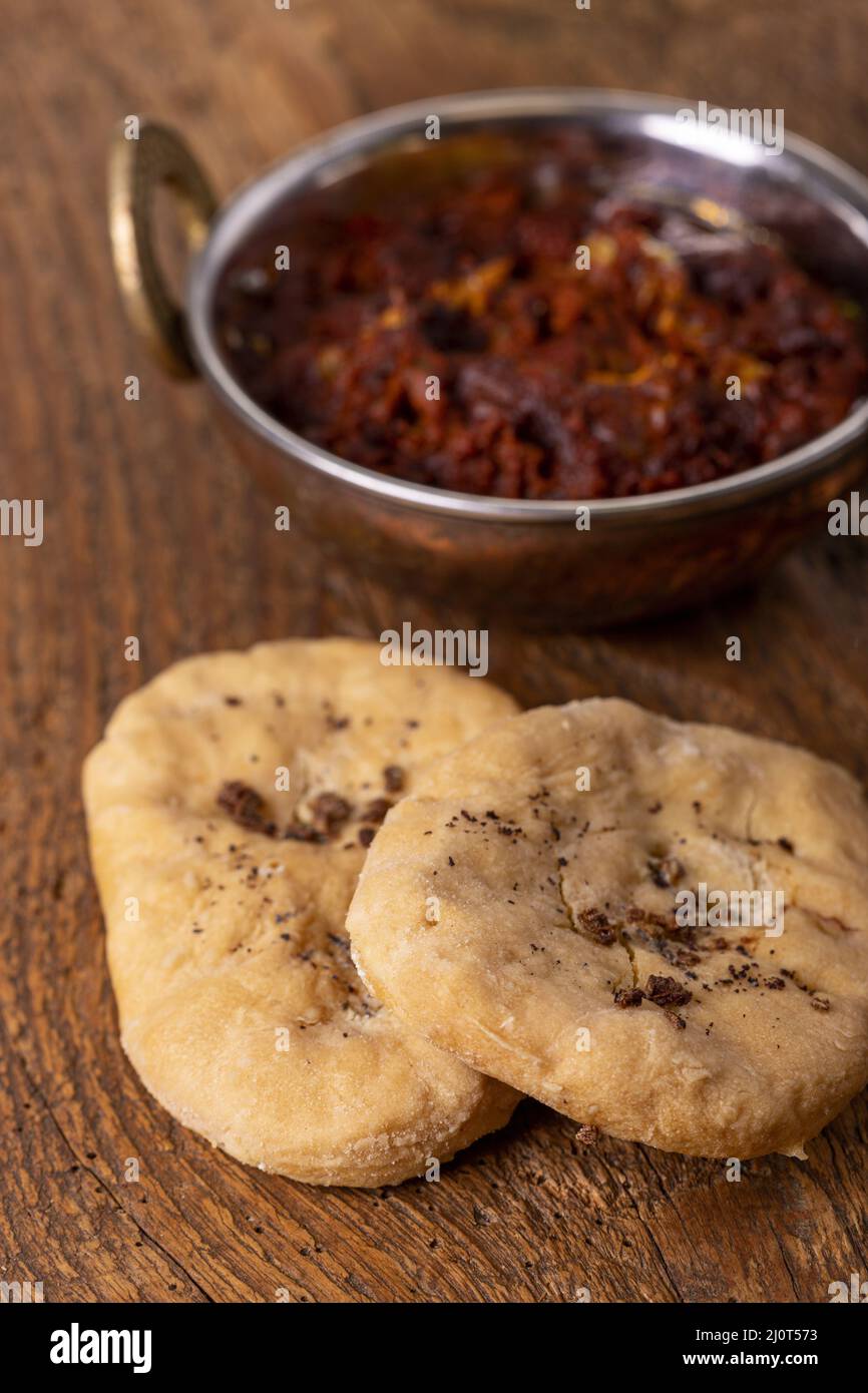 Indian nan bread hi-res stock photography and images - Alamy
