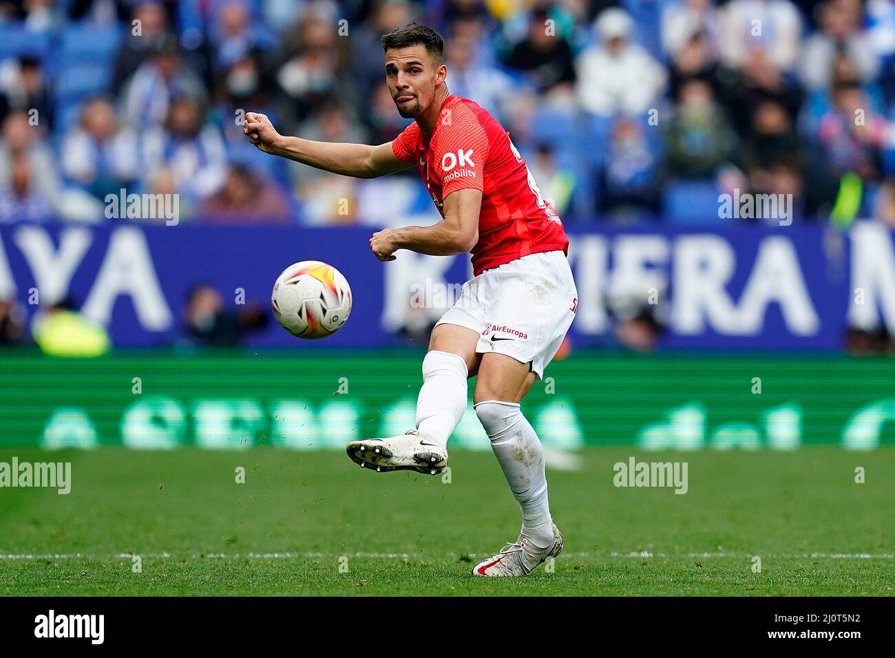 Barcelona, Spain. 20th Mar, 2022. Martin Valjent of RCD Mallorca during ...