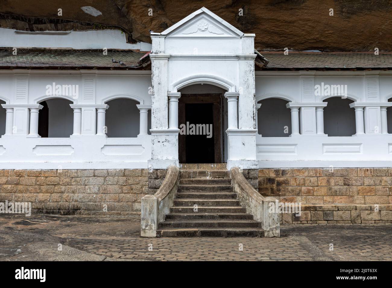 Dambulla Cave Temple in Dambulla. Cave Temple is a World Heritage Site ...