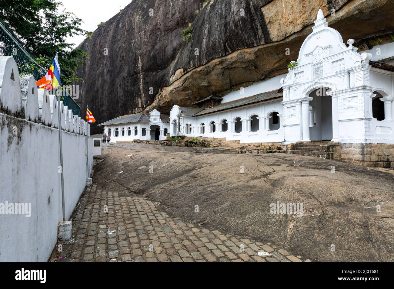 Dambulla Cave Temple in Dambulla. Cave Temple is a World Heritage Site ...