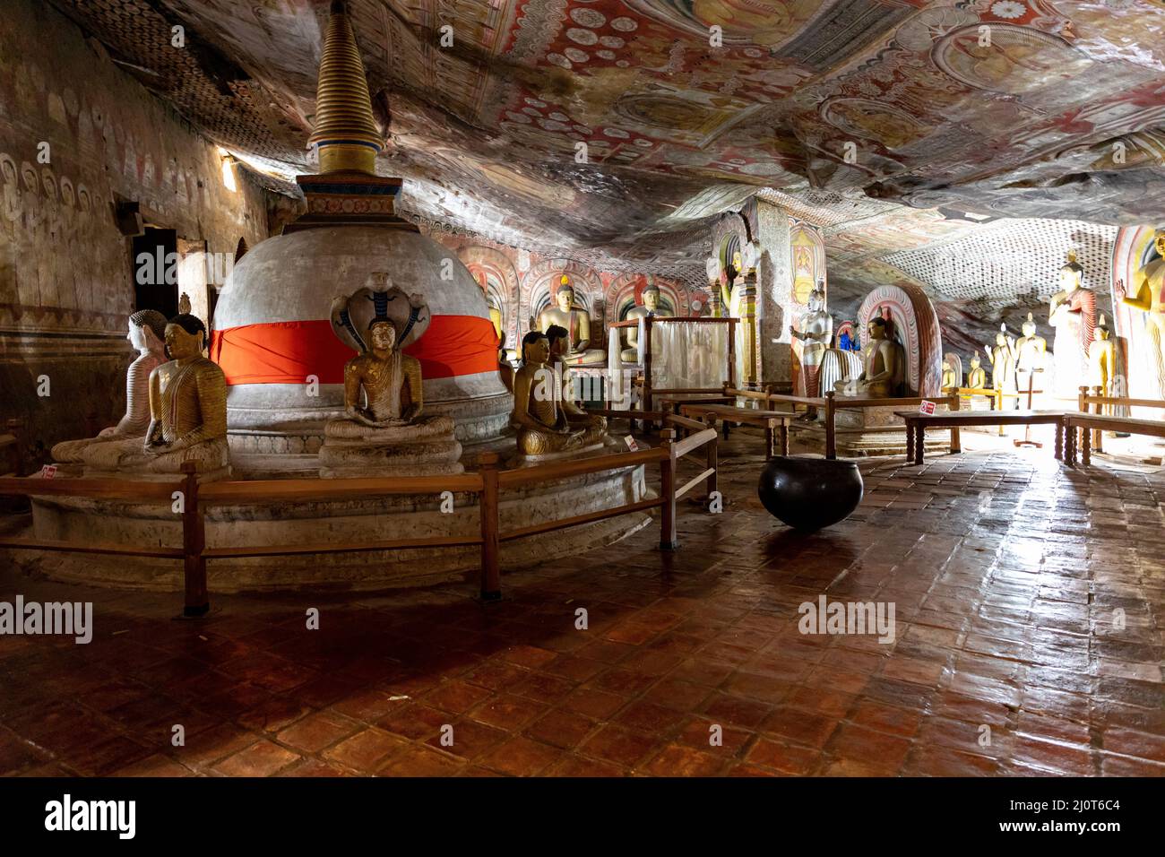 Dambulla Cave Temple in Dambulla. Cave Temple is a World Heritage Site ...