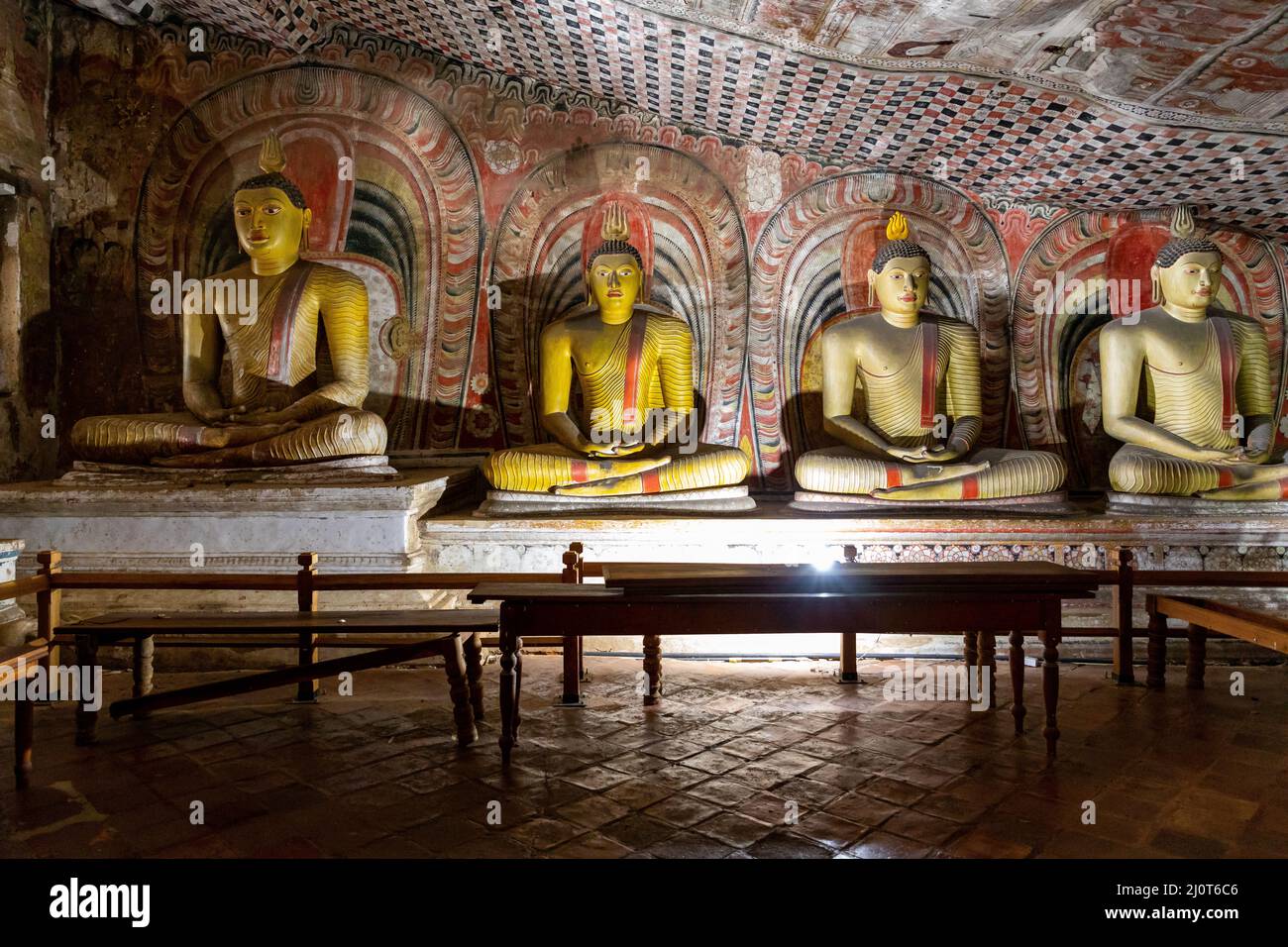 Dambulla Cave Temple in Dambulla. Cave Temple is a World Heritage Site ...