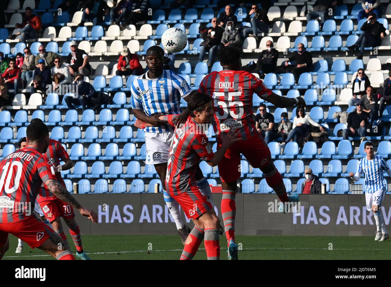 Stadio Paolo Mazza, Ferrara, Italy, March 20, 2022, emmenuel latte lah ...