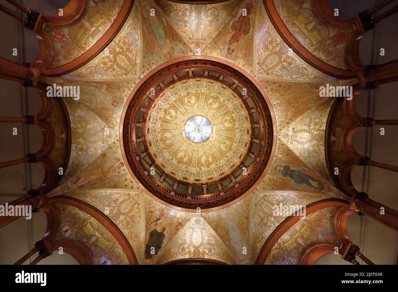 Flagler college domed ceiling hi-res stock photography and images - Alamy