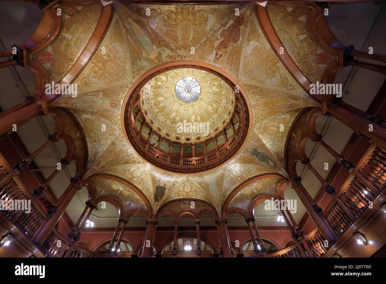 Flagler college domed ceiling hi-res stock photography and images - Alamy